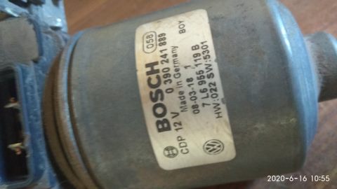 7L6955119B Мотор стеклоочистителя передний VAG | Запчасти на DRIVE2