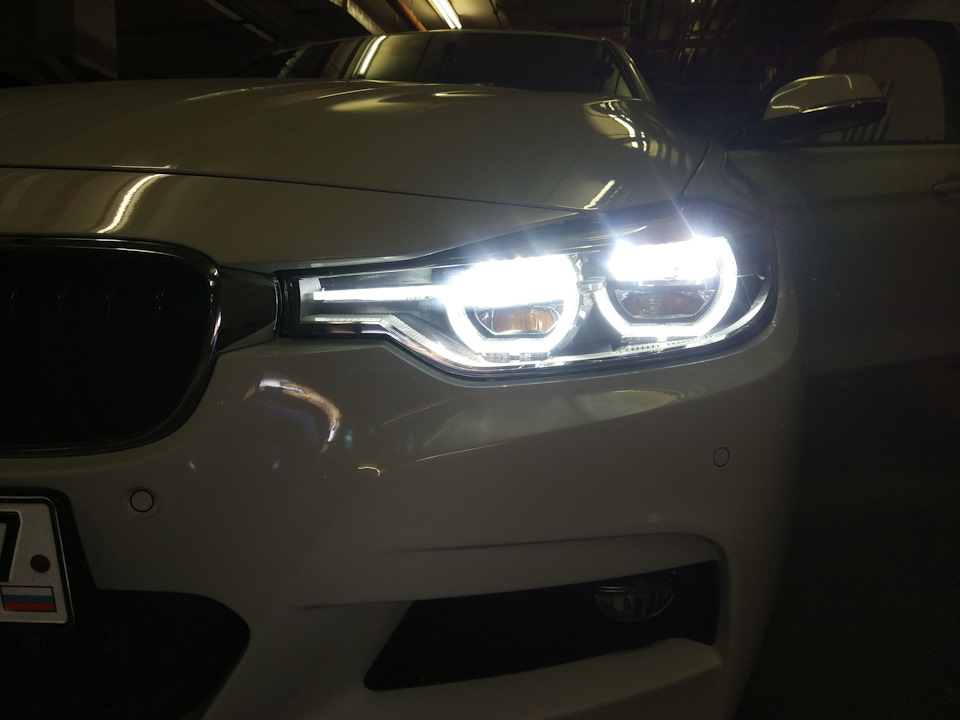 BMW F30 Adaptive led — BMW 3 series (F30), 2 л, 2017 года | тюнинг | DRIVE2