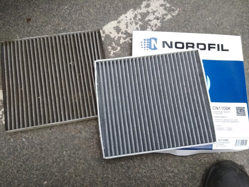 Бюджетный салонный фильтр Nordfil сделано в России. — Dodge Journey, 2 ...