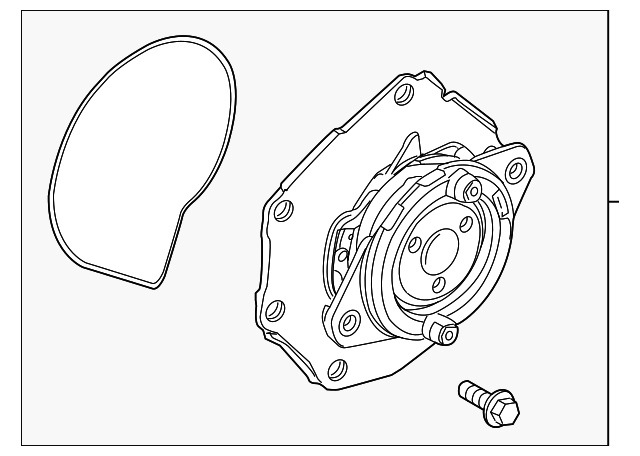 LR006861 Водяной насос Jaguar Land Rover | Запчасти на DRIVE2