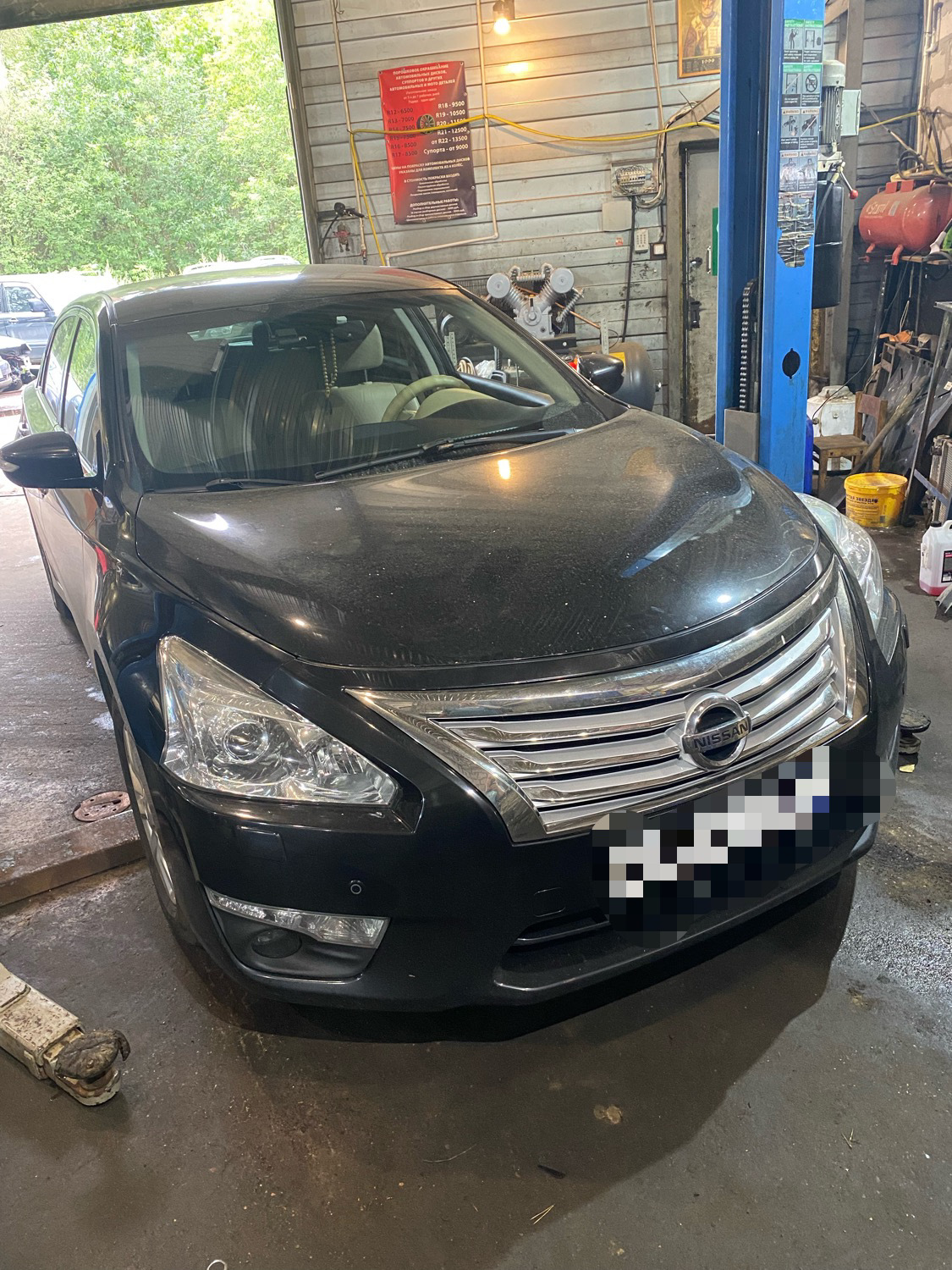 Инспекция перед поездкой на море — Nissan Teana (L33), 2,5 л, 2014 года | визит на сервис | DRIVE2