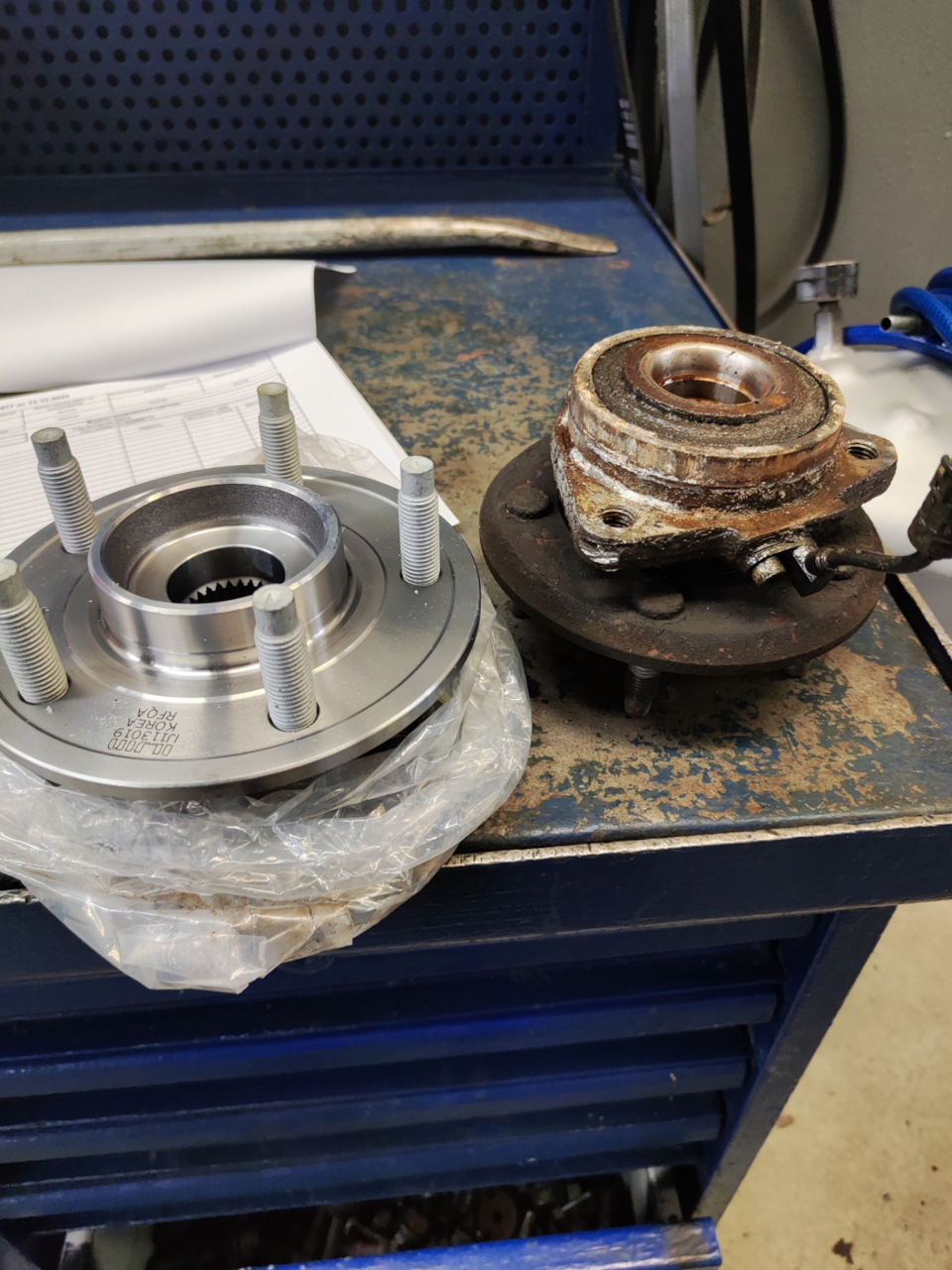 Замена ступицы — Chevrolet Captiva (1G), 2,4 л, 2014 года | визит на ...