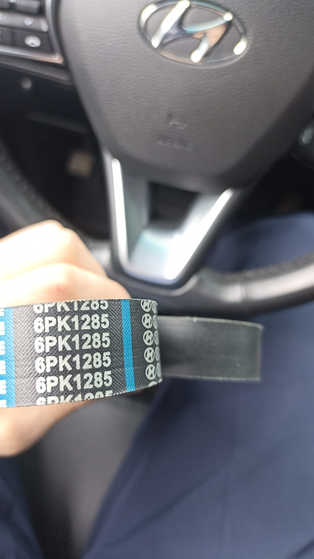 Заменил ремень. — Hyundai Sonata VII (LF), 2 л, 2017 года | расходники ...