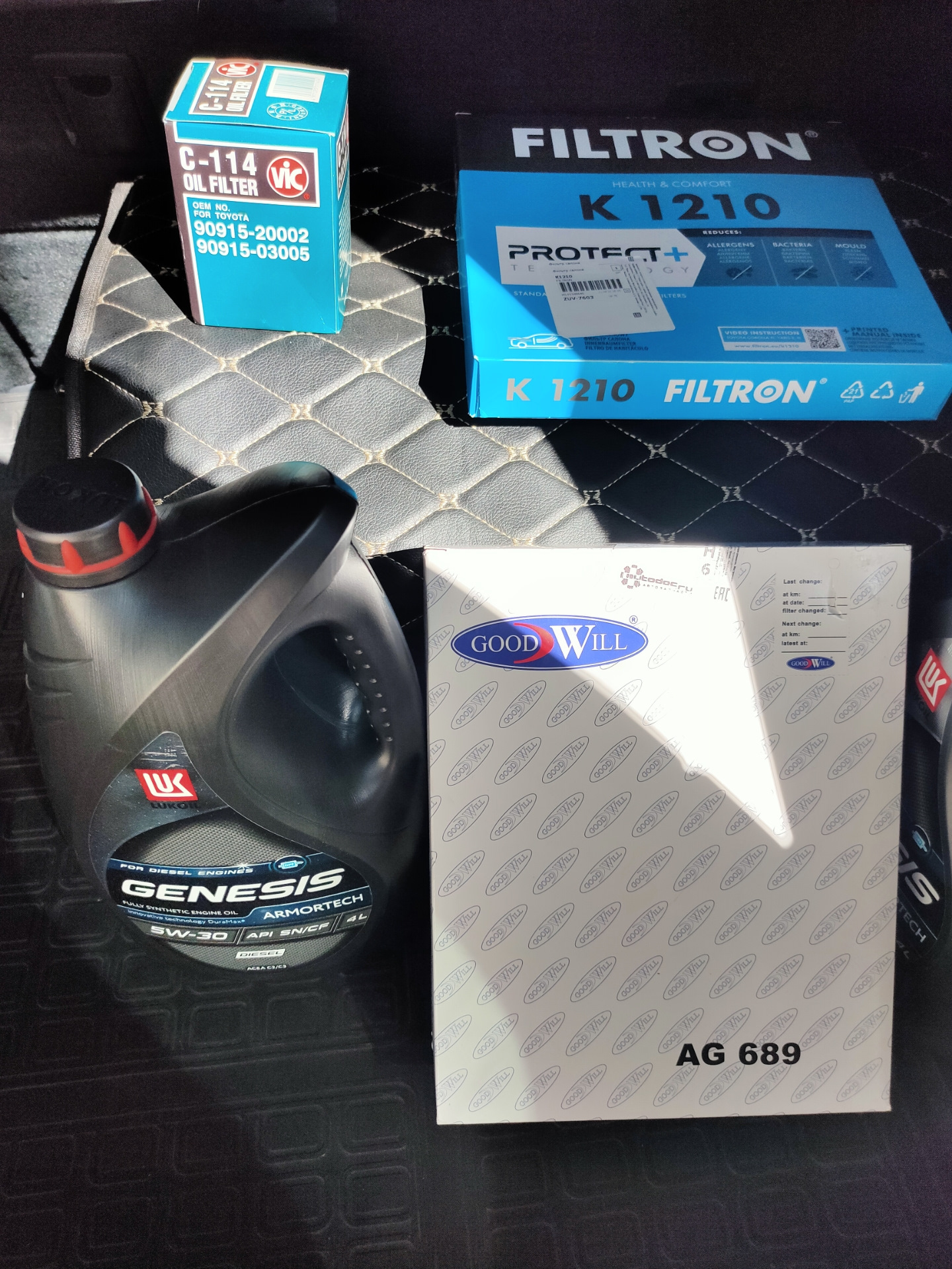 Замена масла ДВС. — Toyota Land Cruiser Prado 150-series, 2,8 л, 2015 ...