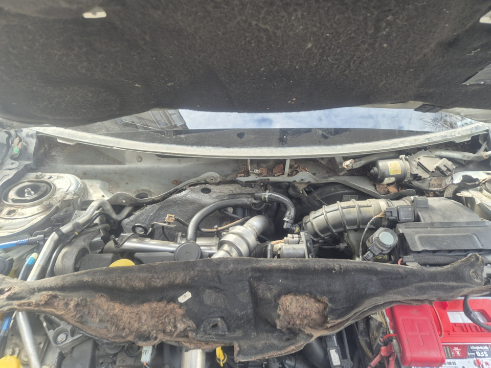 Замена жабо, жабо от GR 1979 — Renault Megane II, 1,5 л, 2008 года ...