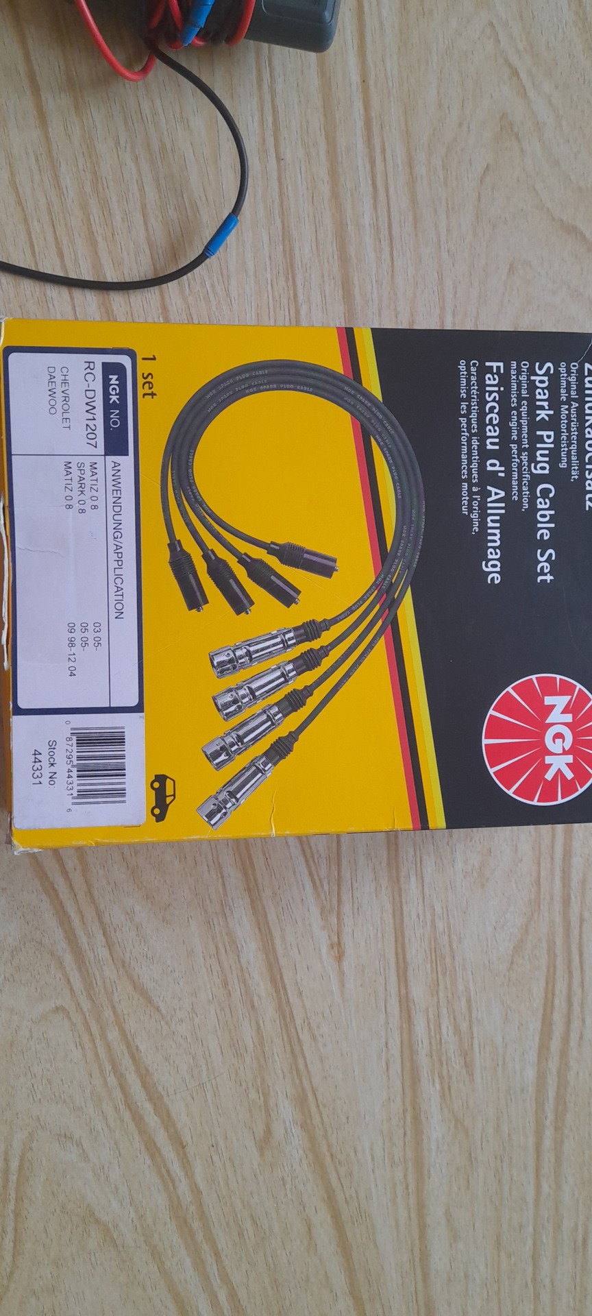 Бронепровода замена на NGK. — Daewoo Matiz (M100/M150), 0,8 л, 2010 ...