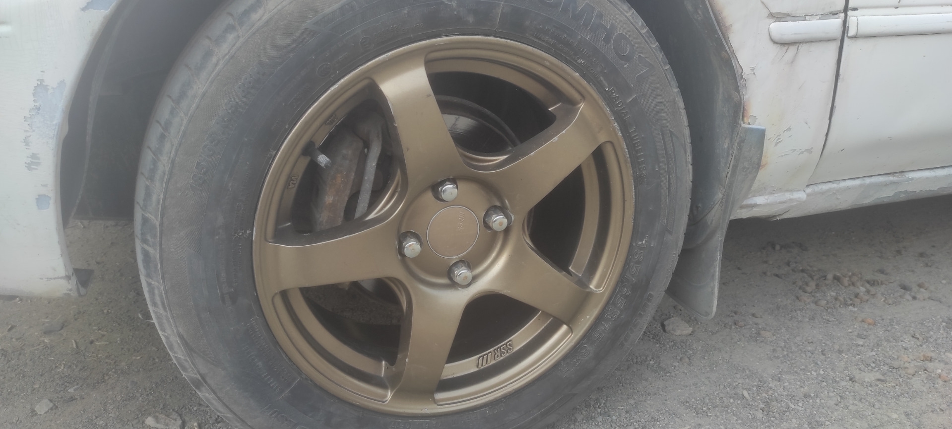 Сменил колёса SSR GTT V01 — Toyota Sprinter (100), 1,5 л., 1994 года ...