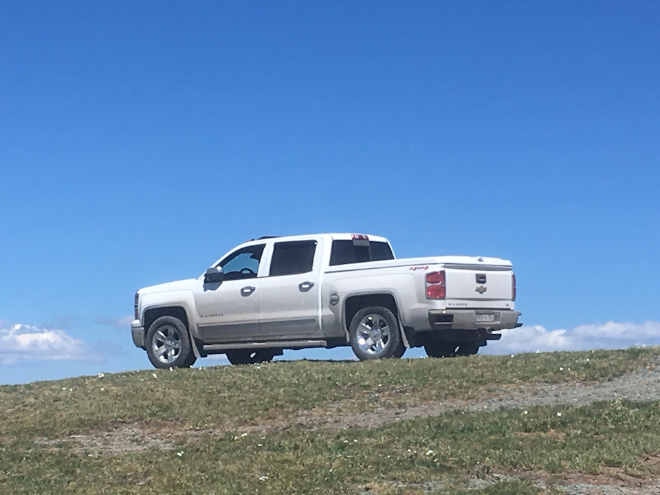 Подъем на 2400 метров — Chevrolet Silverado (K2XX), 6,2 л, 2014 года ...