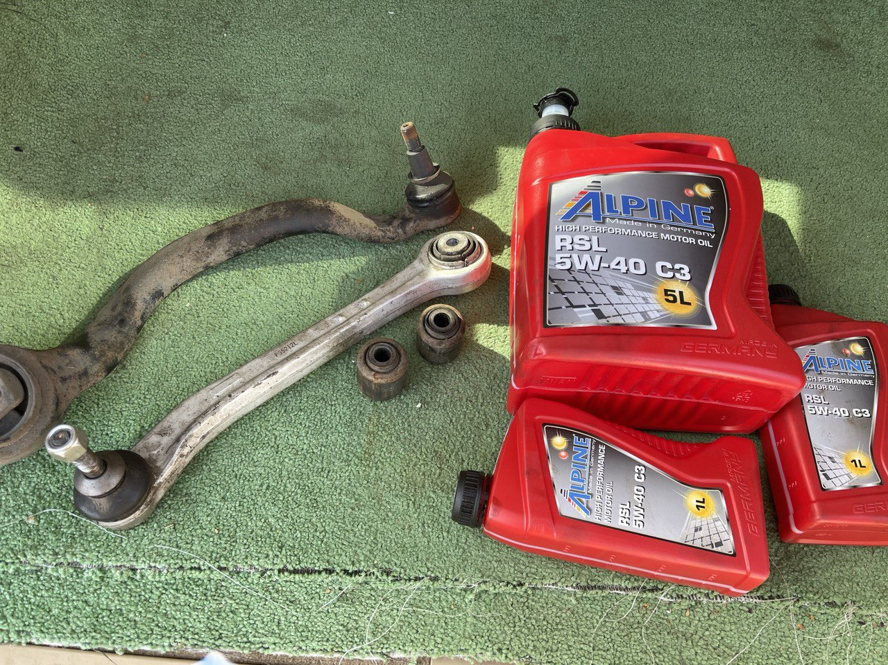 Пару рычагов/сайлентбоков, масло — BMW X5 (E70), 3 л, 2007 года | визит ...