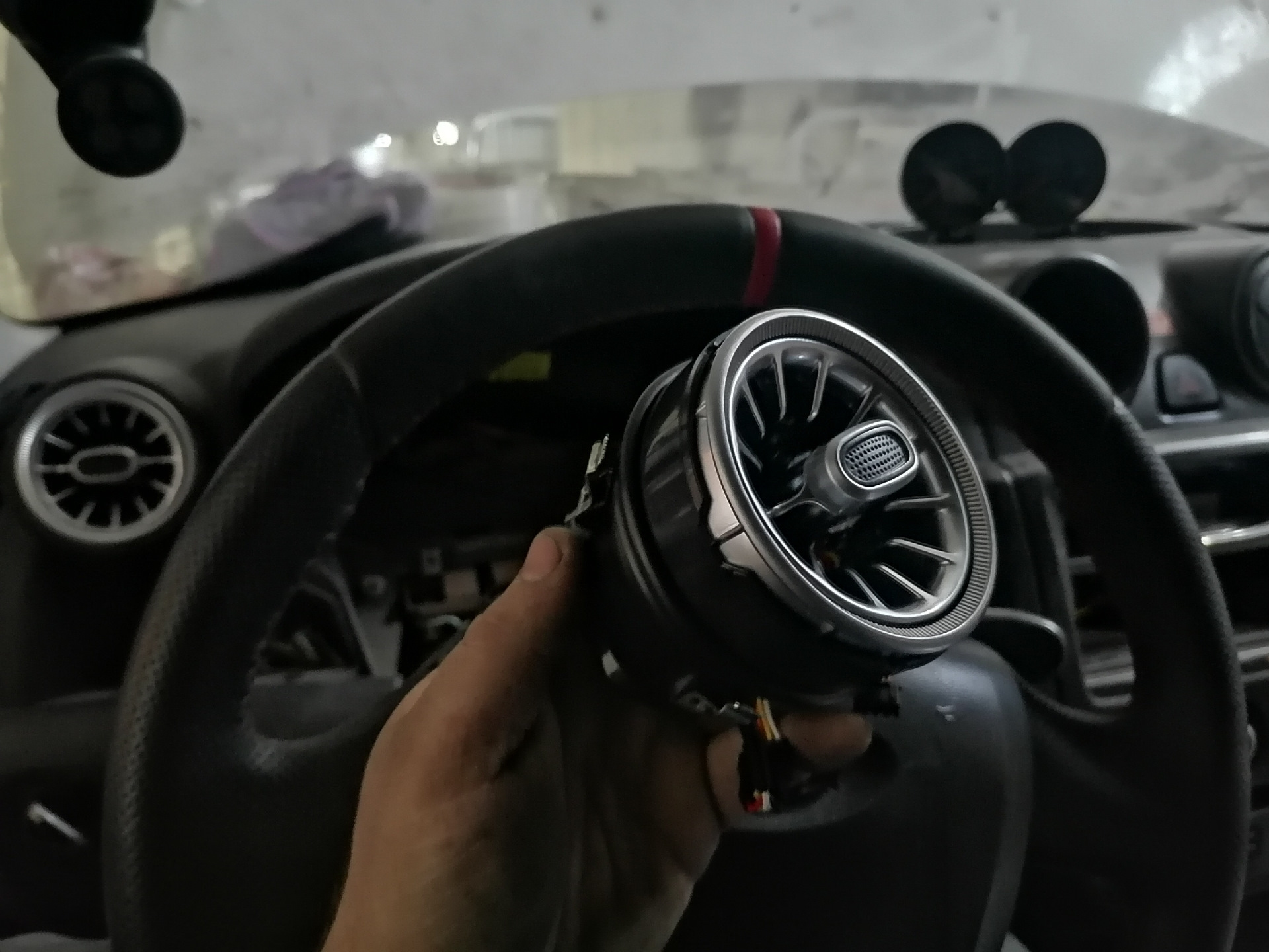 Воздухаводы сопла AMG на гранту полный комплект 4шт с rgb — DRIVE2
