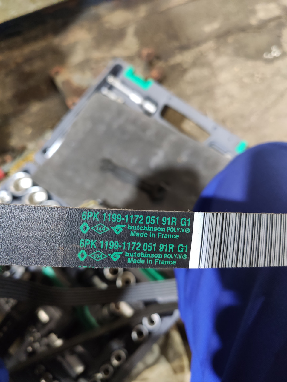 117205191R Ремень поликлиновой RENAULT | Запчасти на DRIVE2