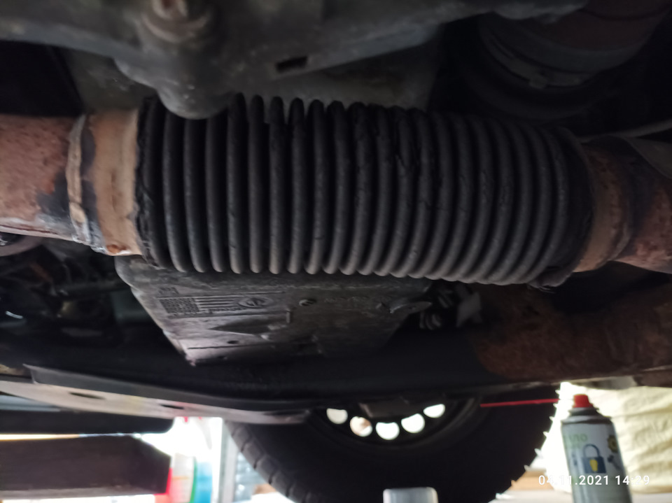 Гофра — Opel Zafira B, 1,8 л, 2009 года | запчасти | DRIVE2