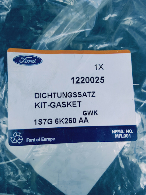 1S7G6K260AA ПРОКЛАДКА, КРЫШКА ГОЛОВКИ ЦИЛИНДРА Ford | Запчасти на DRIVE2