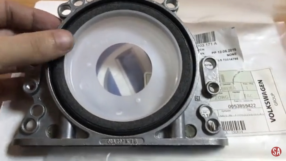 06A103171B Уплотняющее кольцо, коленчатый вал VAG | Запчасти на DRIVE2