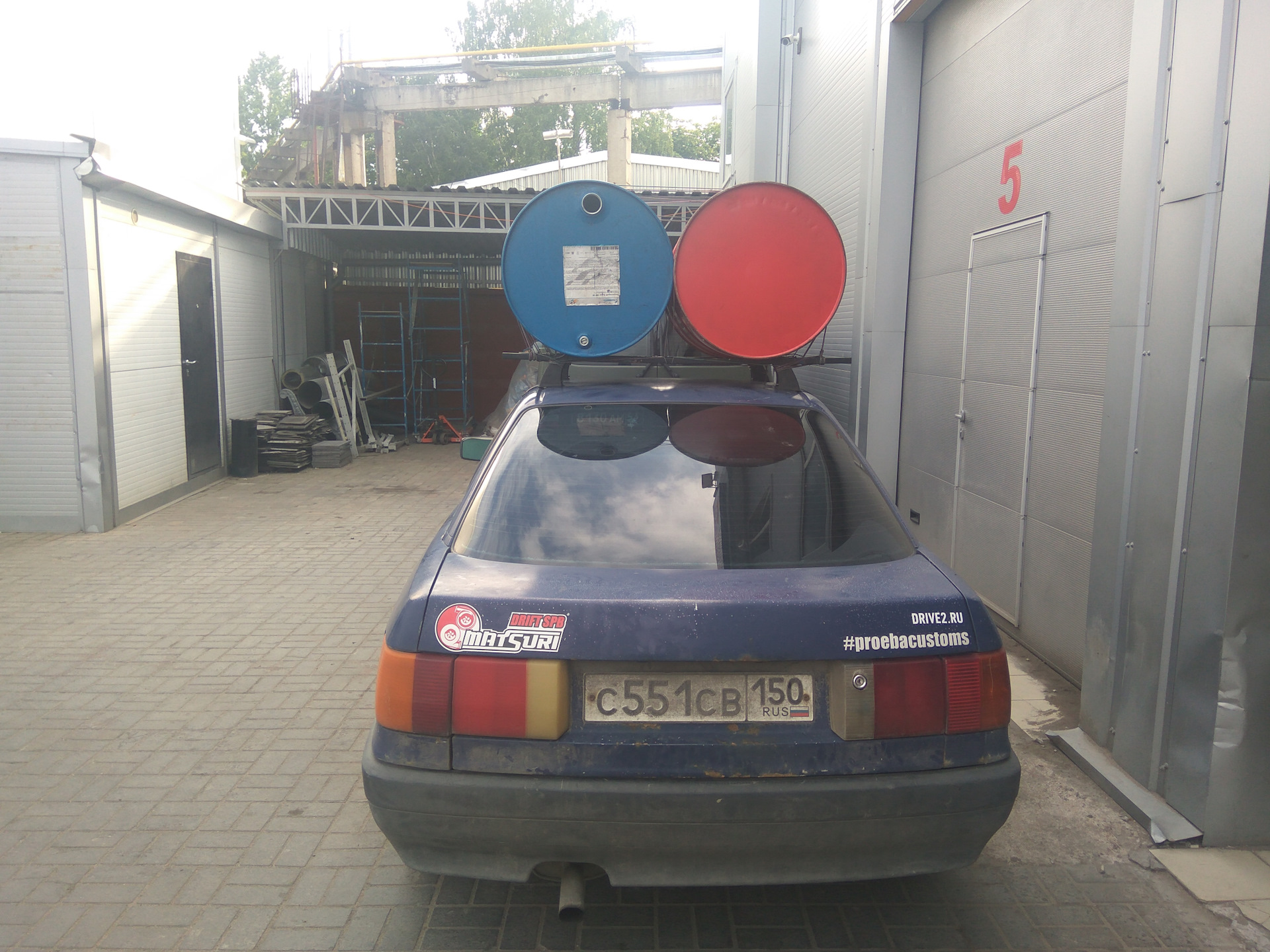 Сколько "Бочек вы видете на картинке?" )) — Audi 80 (B3), 1,8 л, 1990 ...