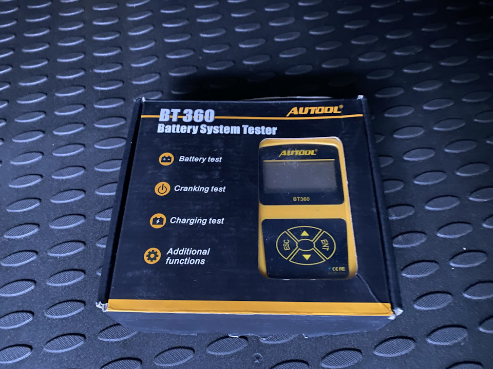 Тестер аккумуляторной батареи AUTOOL BT360. — Subaru Forester (SG), 2 л, 2007 года | электроника ...