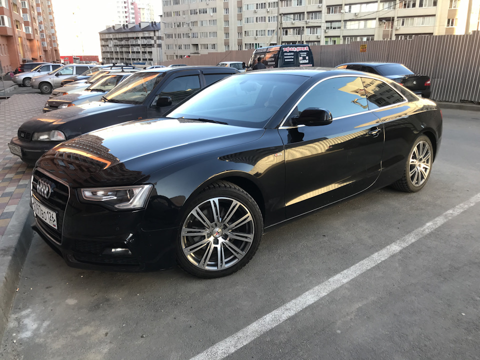 Зимние диски и шины — Audi A5 (1G), 1,8 л, 2010 года | колёсные диски ...