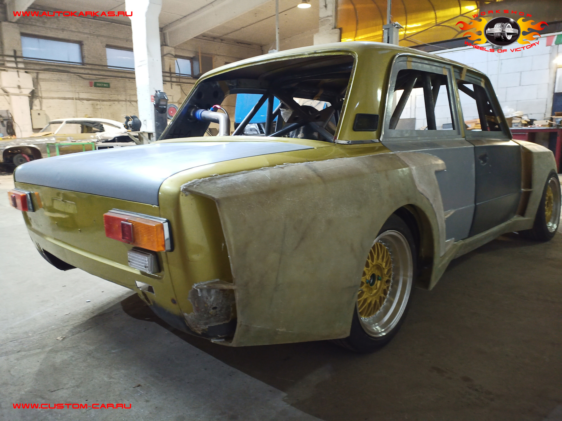 И ВОТ ОН! WIDE BODYKIT практически комплектен )))) — Lada 21011, 1,6 л ...