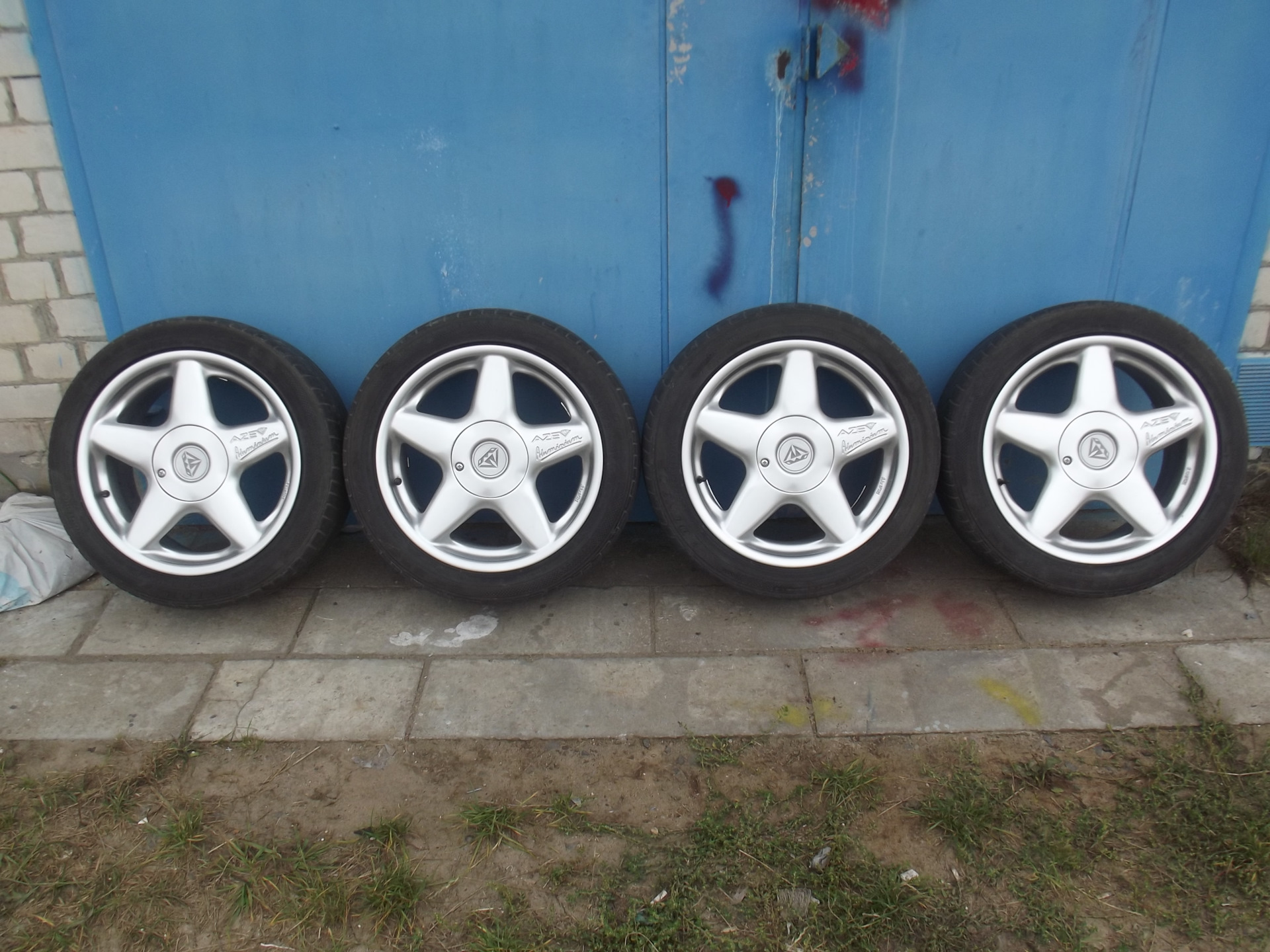 продаю литые диски Azev-C 17 — Audi 200 (20v), 2,2 л, 1990 года ...