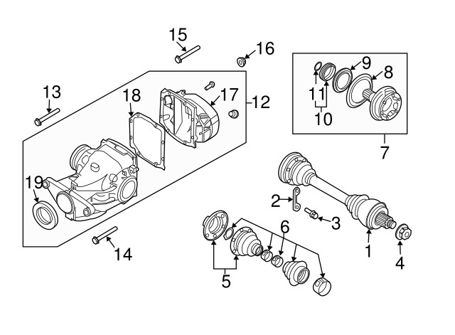 33107505605 Сальник со стопорным кольцом BMW | Запчасти на DRIVE2