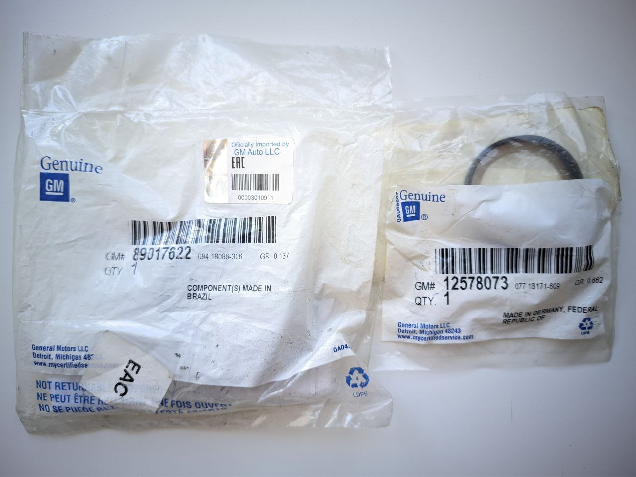 10. Помпа + сальник коленвала — Chevrolet TrailBlazer (1G), 4,2 л, 2008 ...