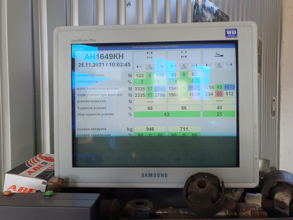 Дино-стенд с "вибратором" — Mitsubishi Galant (8G), 2,5 л, 2001 года ...