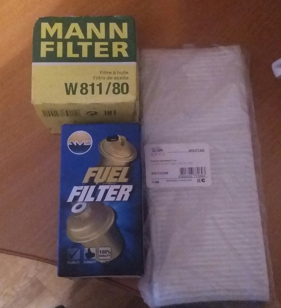 Фильтра — Hyundai Accent (2G), 1,5 л., 2011 года | расходники | DRIVE2