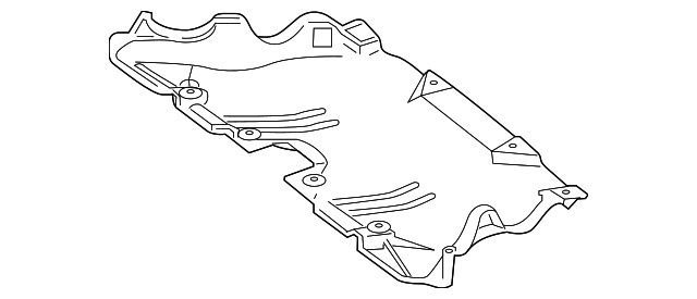 A2135242700 Защита двигателя Mercedes | Запчасти на DRIVE2