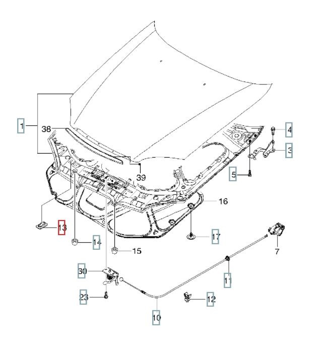 Замена кронштейнов упора капота! — Chevrolet Lacetti 5D, 1,4 л, 2008 ...