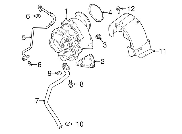 LR094424 Турбонагнетатель Jaguar Land Rover | Запчасти на DRIVE2