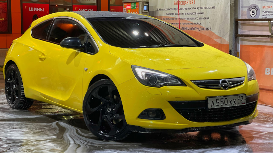 Opel Astra J GTC 1.4 бензиновый 2014 | Yellow lightning на DRIVE2