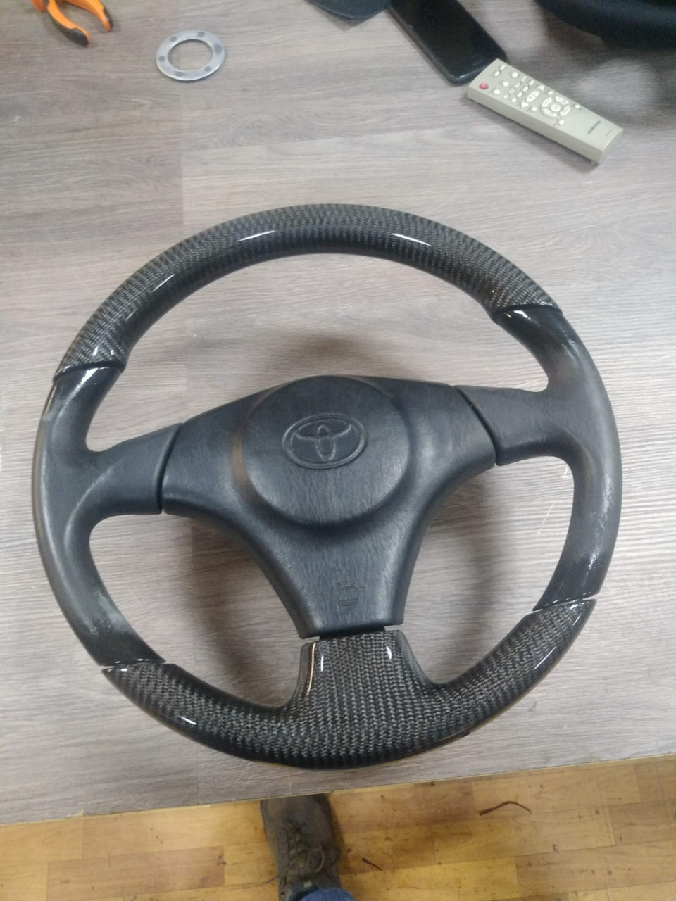 Карбоновый руль Тойота королла GT — Toyota Corolla (110), 1,6 л, 1998 ...