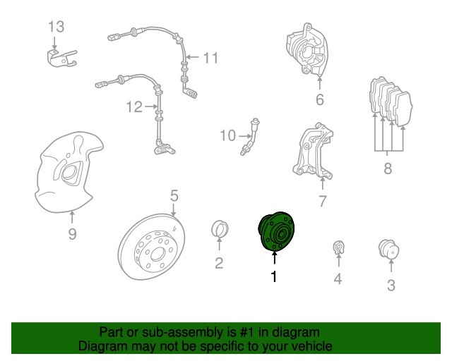 A2093300325 Ступица колеса Mercedes | Запчасти на DRIVE2