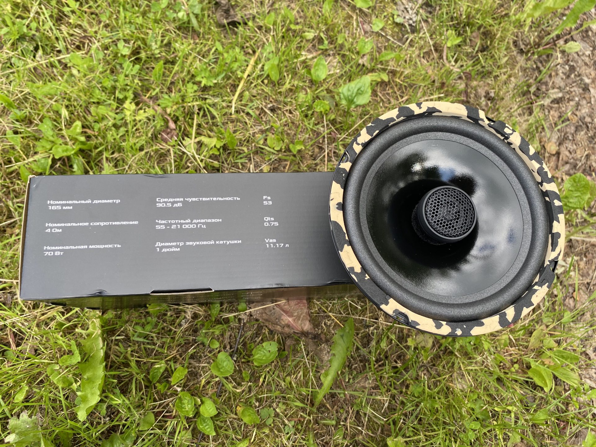 Качественный звук от Dl Audio, Python 165 Coax в полку багажника ...