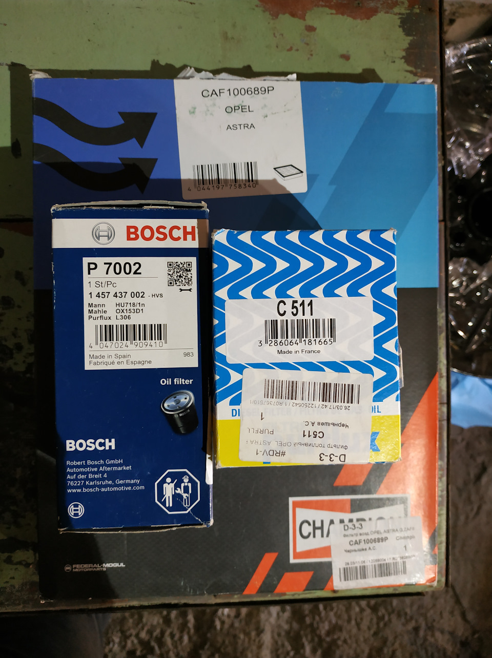 Запчасти, вторая часть. — Opel Zafira A, 2 л, 2003 года | своими руками ...