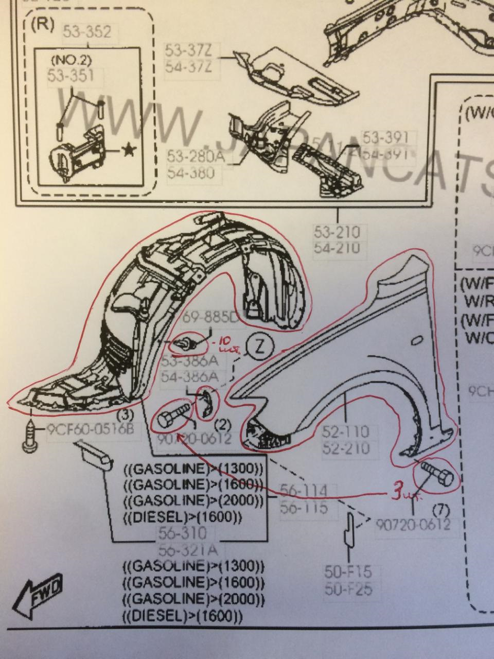 907200612 Болт Mazda | Запчасти на DRIVE2