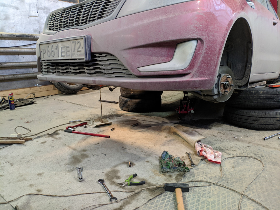 ЭУР. Финал — KIA Rio (3G), 1,6 л, 2013 года | своими руками | DRIVE2