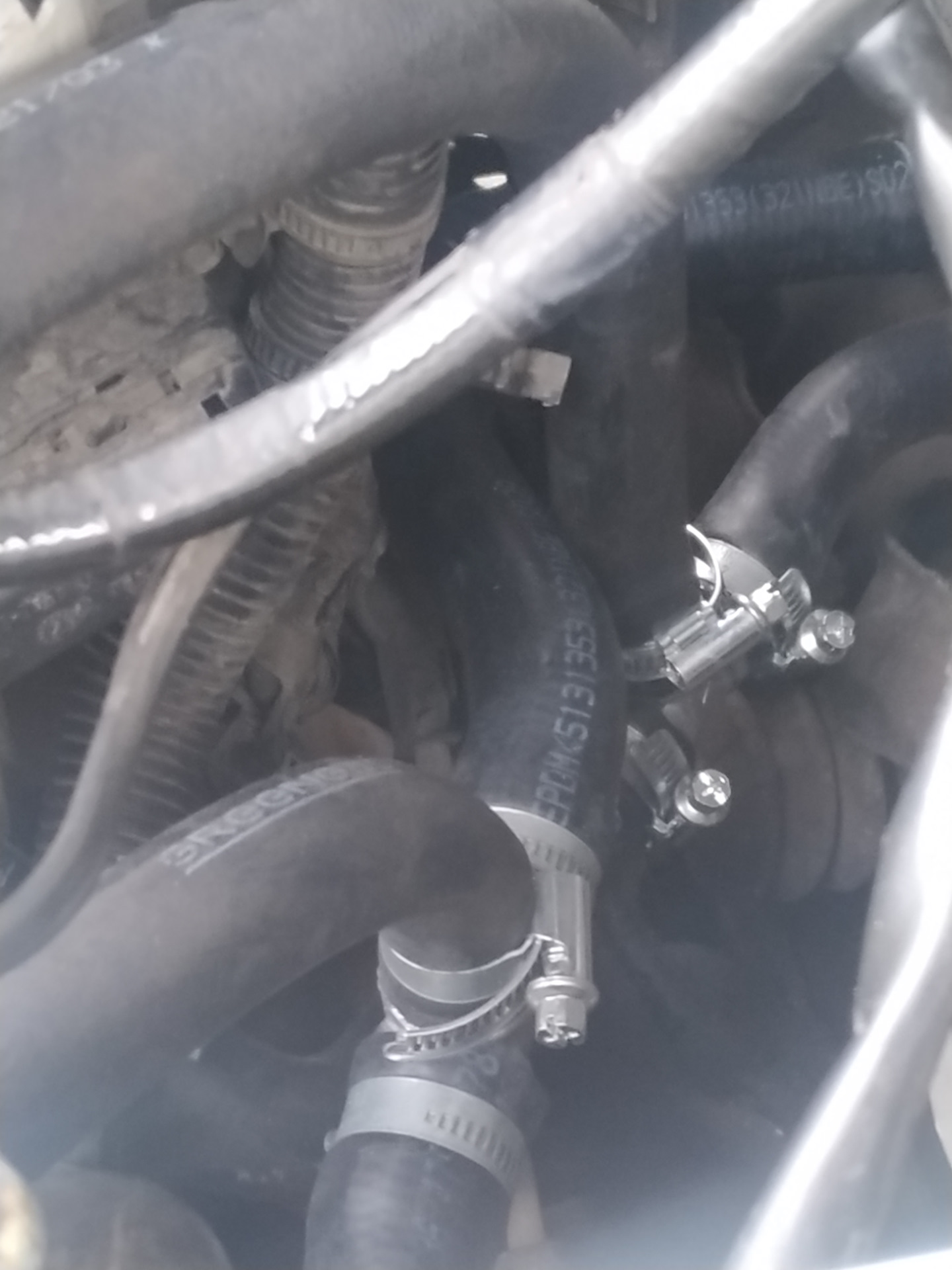 Замена Всех Патрубков ОЖ — Chevrolet Lacetti Sedan, 1,8 л, 2007 года ...