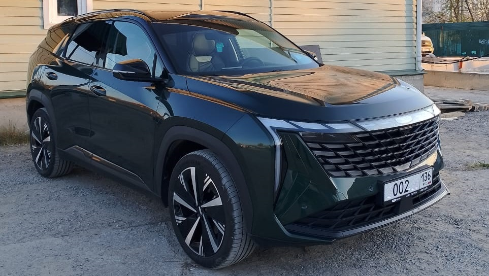 Geely Atlas (2G) 2.0 бензиновый 2024 | British Green на DRIVE2