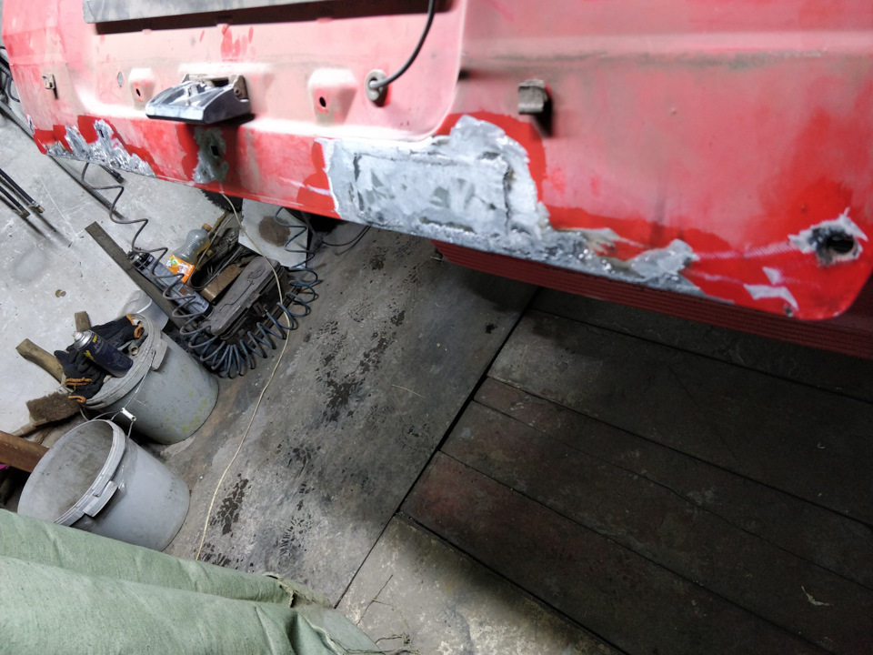 Сварка и ремонт #9. Ремонт крыльев и капота — Mitsubishi Lancer III, 1 ...