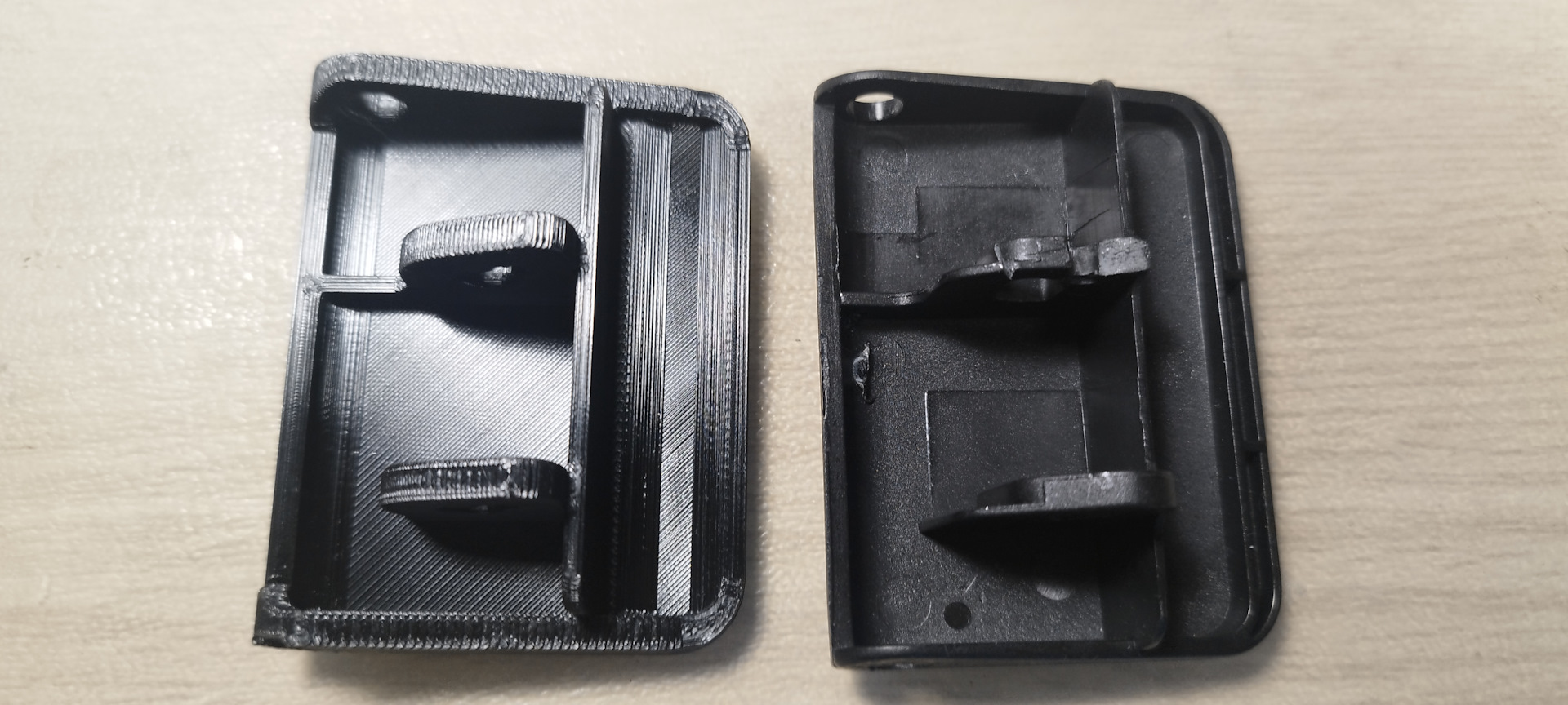 3D печать и замена рычажка ручки складывания спинки заднего сидения ...