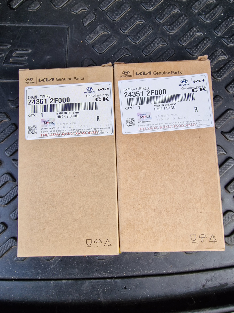 Запись 99 — замена цепей ГРМ в двигателе D4HB на казалось бы "детском ...