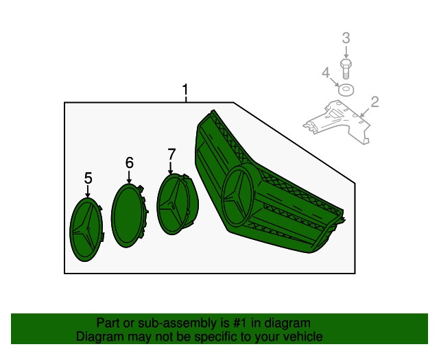A2078800183 Решетка радиатора Mercedes | Запчасти на DRIVE2
