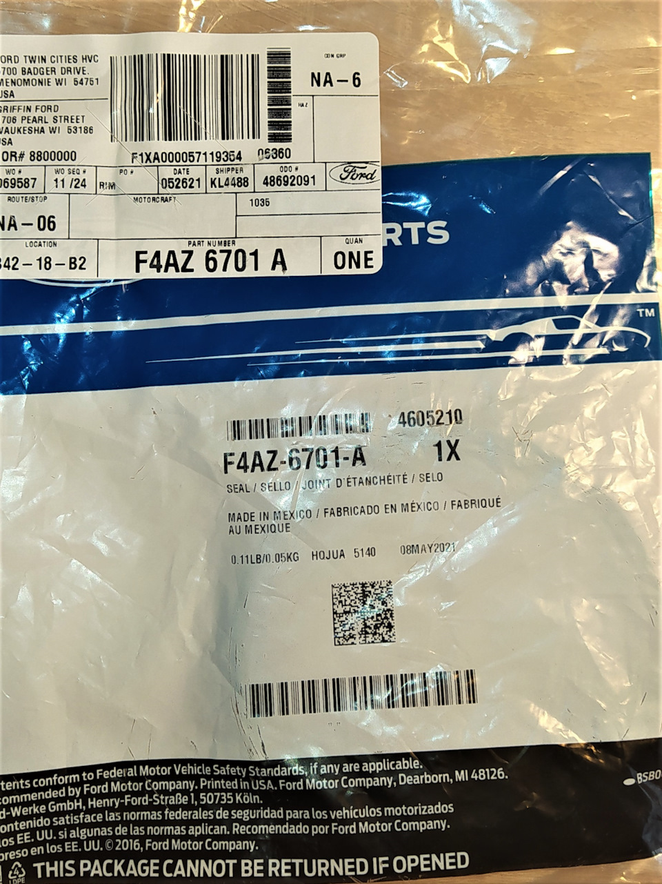 Расходные материалы и зч TRIBUTE&ESCAPE&MAVERICK часть 1. — Mazda ...