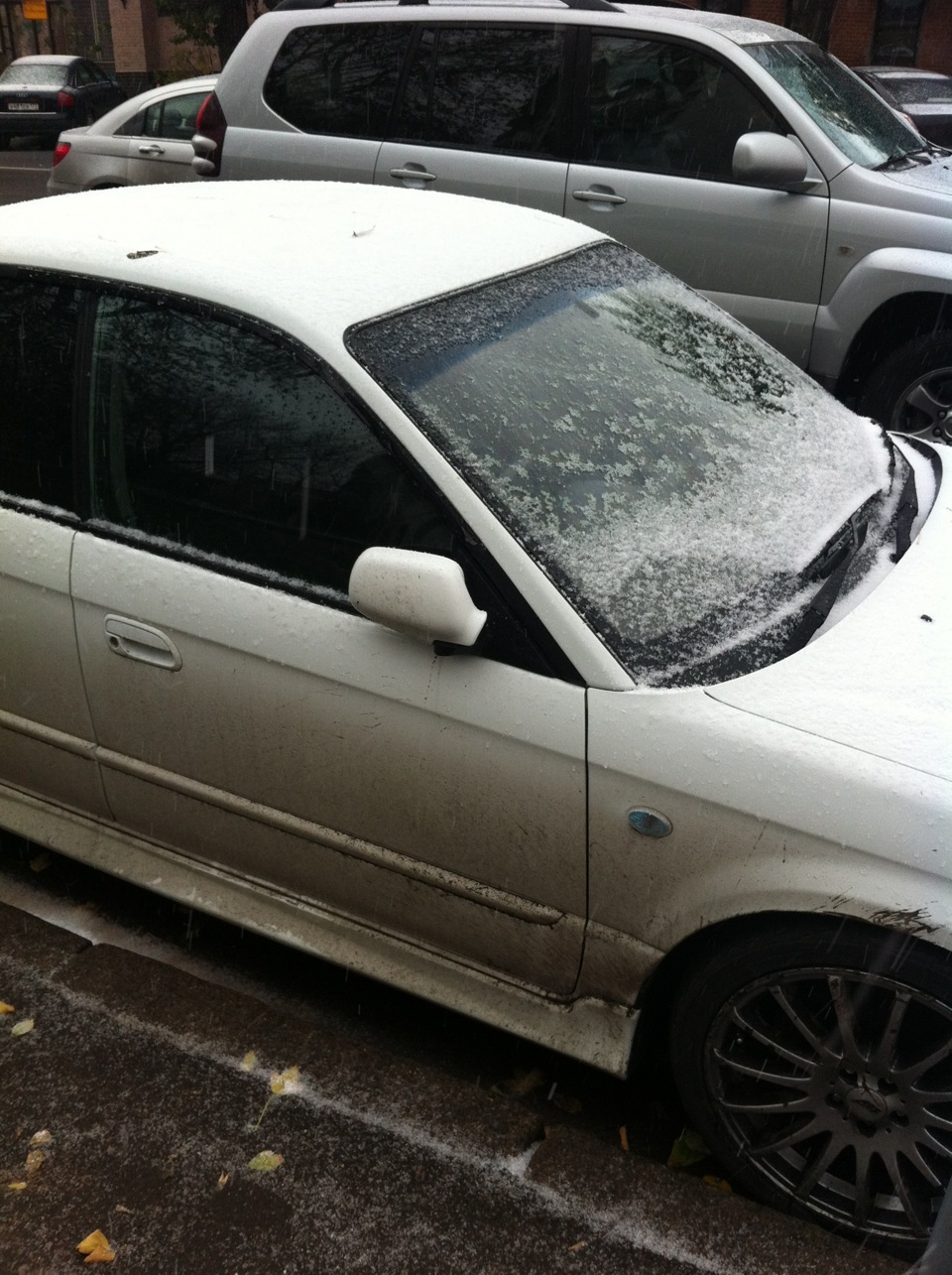 В Москве первый снег а у меня паника — Subaru B4 Be 2 л 2002 года