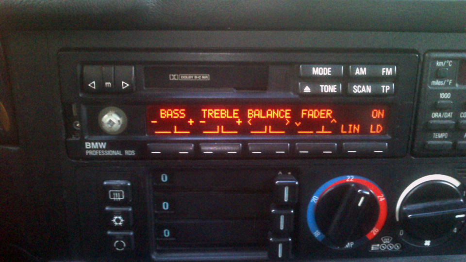 Becker 2450 — BMW 5 series (E34), 2,5 л, 1995 года | запчасти | DRIVE2