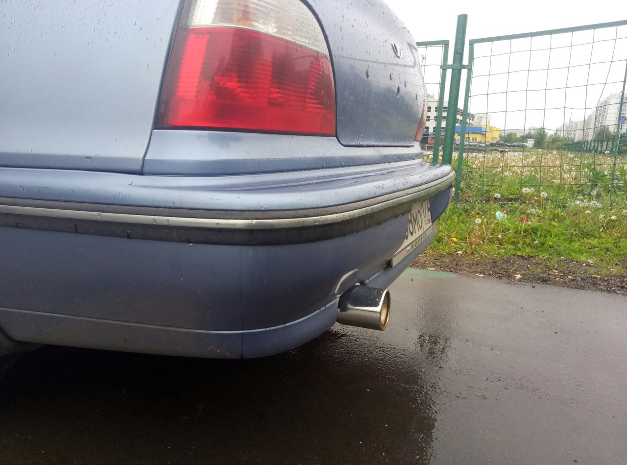 Насадка на глушитель — Daewoo Nexia, 1,5 л, 2006 года | стайлинг | DRIVE2