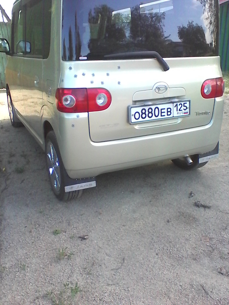 Брызговики и наклейки. — Daihatsu Tanto (1G), 0,7 л, 2003 года | другое ...