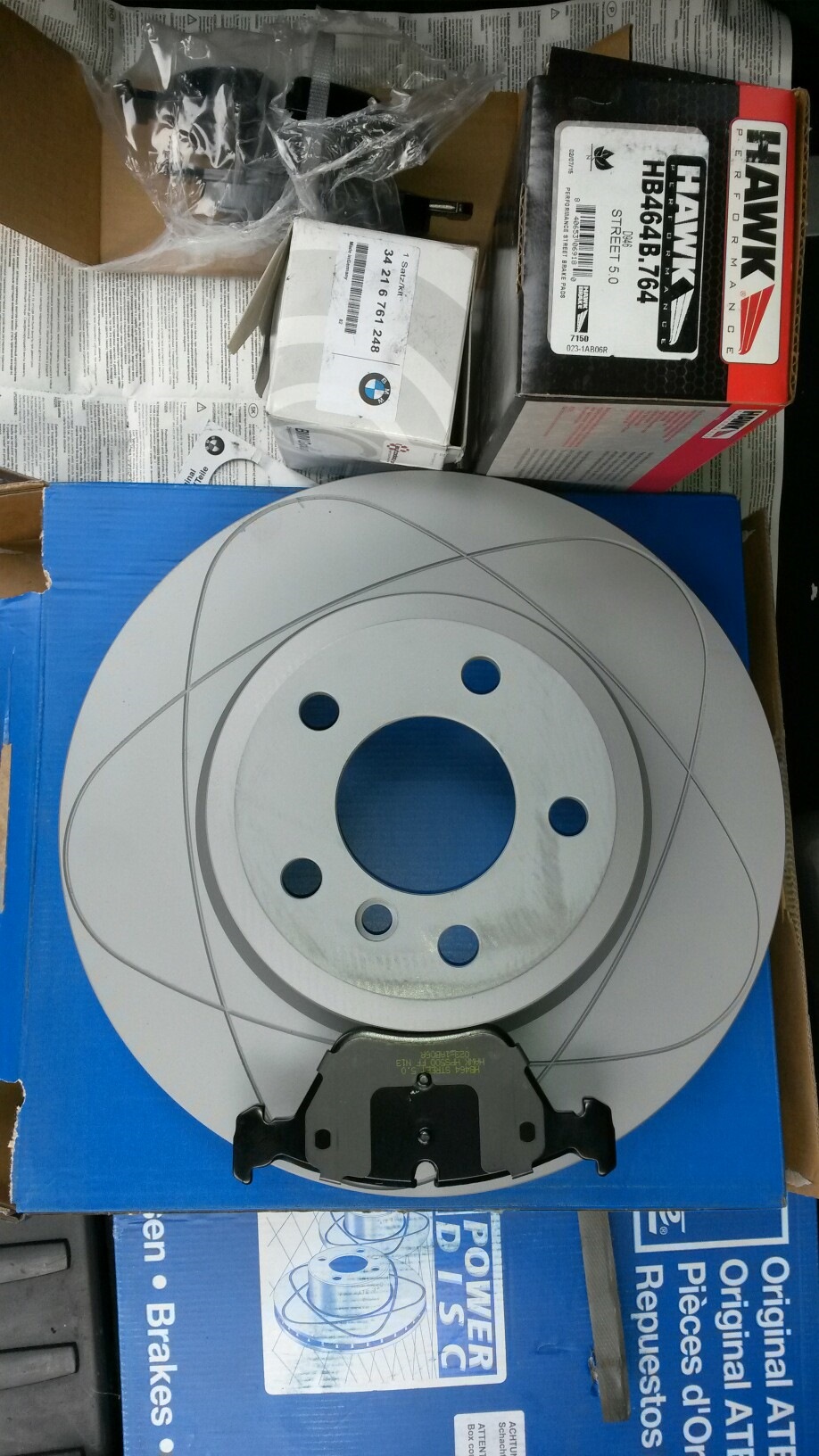 34216761248 Колодки тормозные задние комплект BMW | Запчасти на DRIVE2