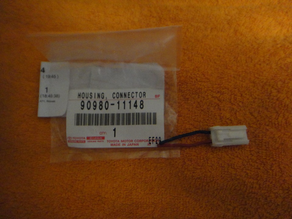 9098011148 Разъем TOYOTA LEXUS | Запчасти на DRIVE2